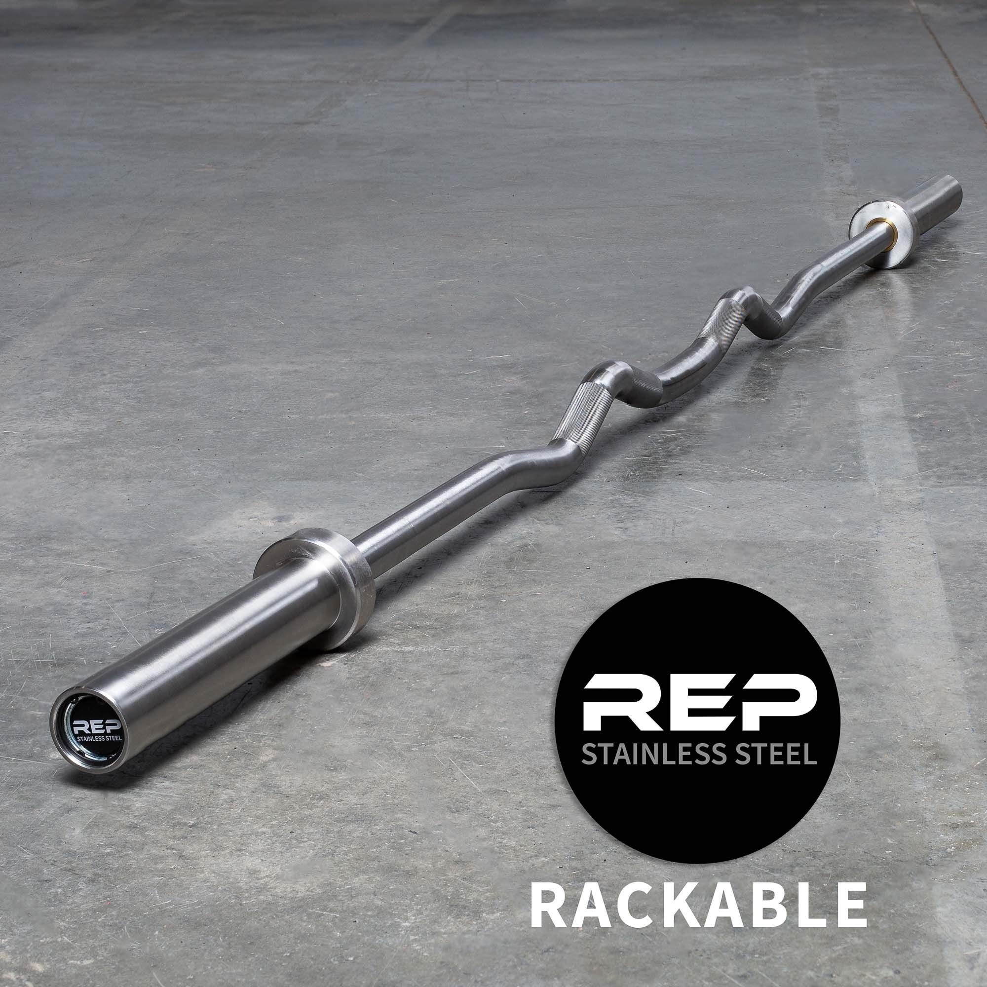Best Rackable Olympic EZ Curl Bars That Money Can Buy!