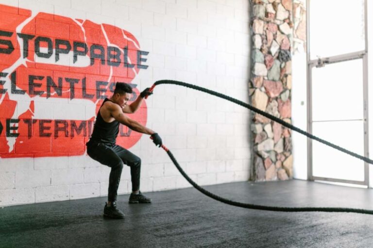 Top 12 Battle Rope Exercises With A Full Workout Plan